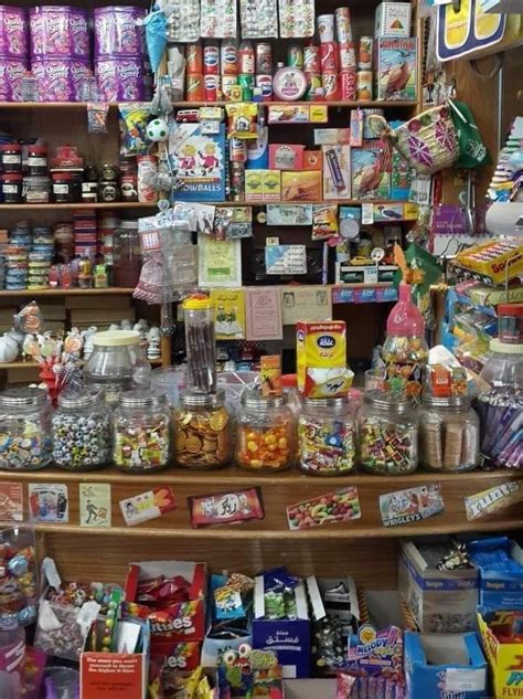 Vintage Candy Store Advertisement