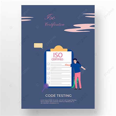 20 Of The Most Creative Iso Certification Illustration Style Poster
