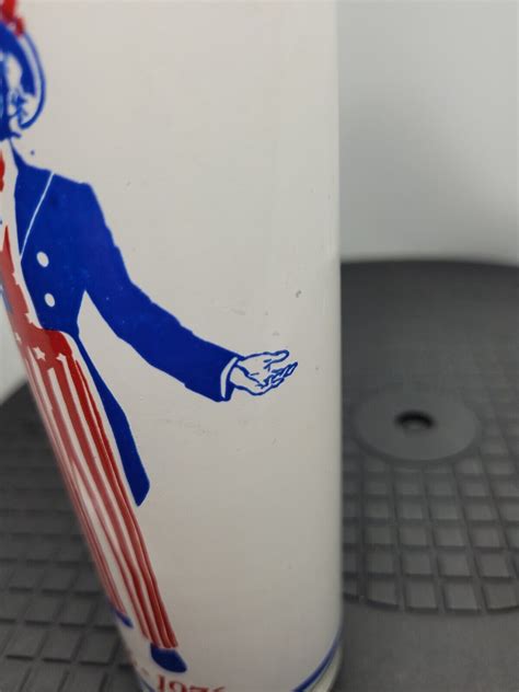 Vintage Uncle Sam Bicentennial 1776 1976 Tall Drinking Glass 4614270247