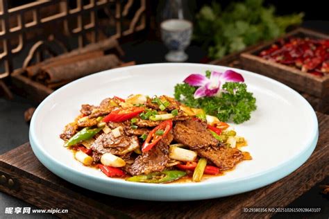 炒牛肉摄影图西餐美食餐饮美食摄影图库昵图网