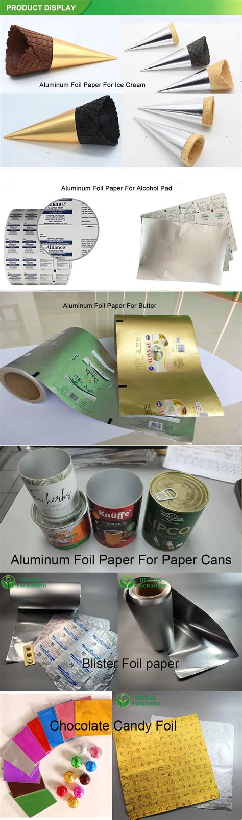 Versatile Foil Coated Paper Aluminum Foil With Paper Backing Items In