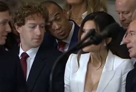Unnecessary Horniness Yards Mark Zuckerberg Called Out For Appearing To Sneak A Peek At