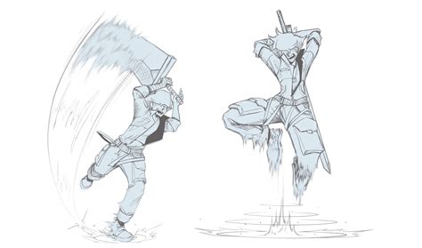 Female Action Poses Sword