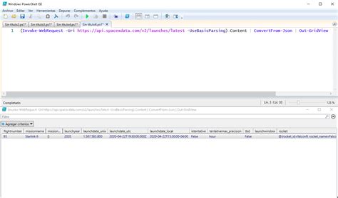 Mostrar Contenido Json Spacex Rest Api En Una Tabla Interactiva Con