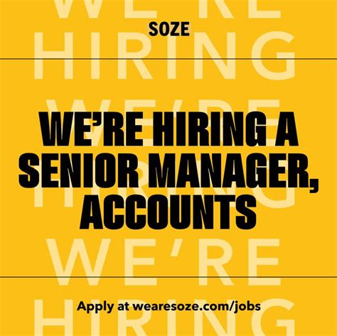 The Soze Agency On Linkedin 📢 Were Hiring The Soze Team Is Looking