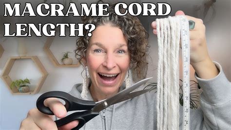 EASIEST Way To CALCULATE MACRAME Cord Lengths Macrame Cord Macrame Tutorial Macrame Knots