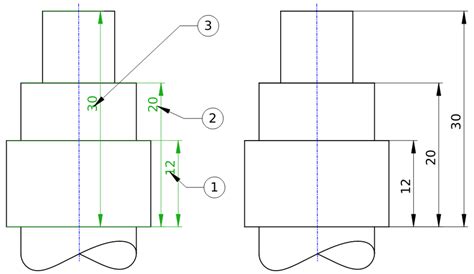 On The Right The Evenly Spaced Vertical Dimensions