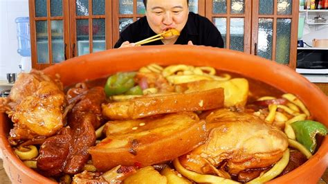 5斤鸡腿，阿强做“黄焖鸡米饭”，满满一层肉，一口下去满嘴爆汁｜mukbang｜吃肉表演【cram阿强】 Youtube