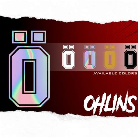 Ohlins Decal Cutout Sticker For Carmotorcycle And Helmet Lazada Ph