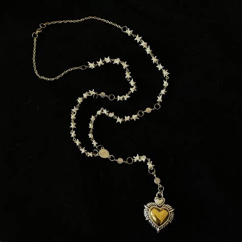 Bone Rosary Silver And Gold Fetalanomaly