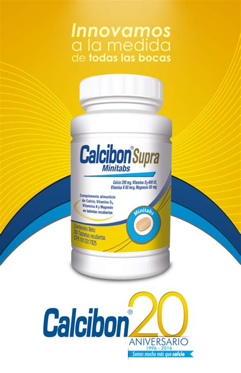 Calcibon 20 Anniversary On Behance