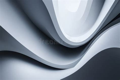 A Modern Background With A Curved Shadow Effect In Shades Of Grey And