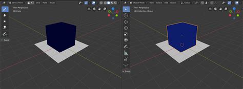 Viewport Colors Look Darker In Vertex Paint Mode Blender 2 8 Blender