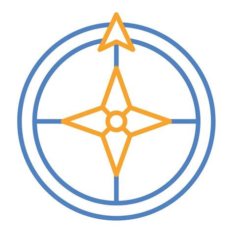 Premium Vector North Icon