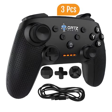 Ortz Pro Switch Controller 3 Pack Ergonomic Gamepad Set For Nintendo