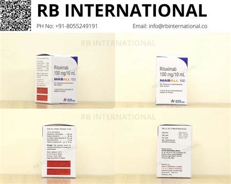 Maball 100 Mg Injection At Rs 6108 Vial Anti Cancer Injection In