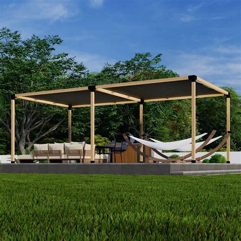 Pergolas With Slatted Roof Made In The Usa