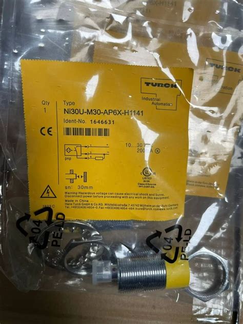 Turck Ni30u M30 Ap6x H1141 Inductive Proximity Sensor At ₹ 1500piece