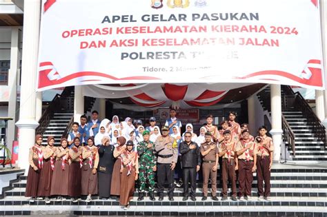 Kapolresta Tidore Pimpin Apel Gelar Pasukan Operasi Kepolisian Mandiri