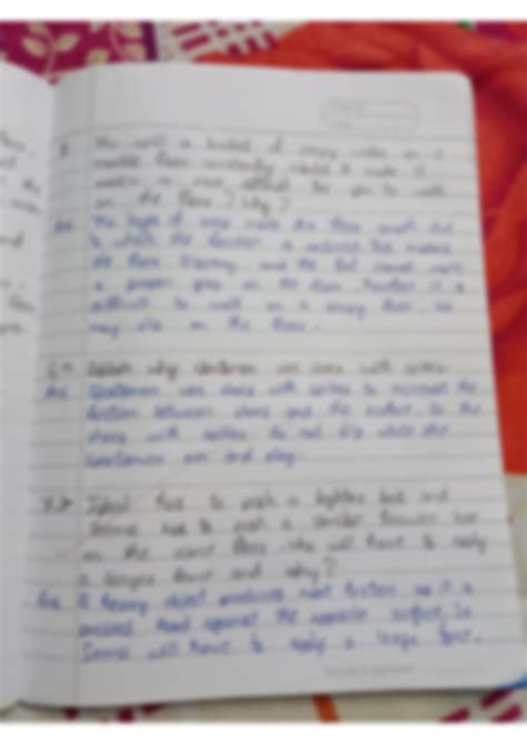 SOLUTION Class 8th Science Chapter 9 Exercise Answer Studypool