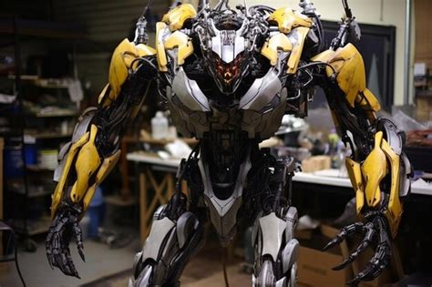 Humanoid Giant Battle Robot Premium Ai Generated Image