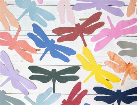 30 Dragonfly Assorted Colors Die Cuts For Bulletin Boards Etsy