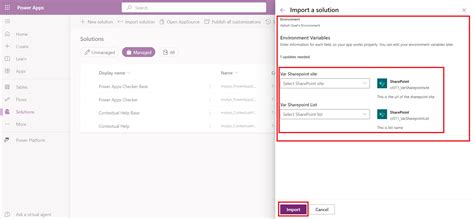 Environment Variables In Solution