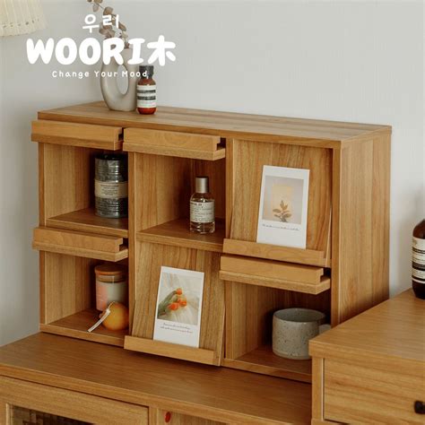 Peachy Life 完美主義 Woori木 復古六格桌面收納櫃書報櫃餐櫥櫃 Pchome 24h購物