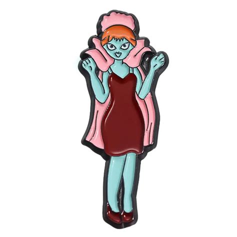 Beetlejuice Receptionist Waiting Room Enamel Pin Distinct Pins