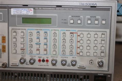 Tektronix Afg5101 Arbitrary Function Generator Tm5006a Dm5120 Multimeter