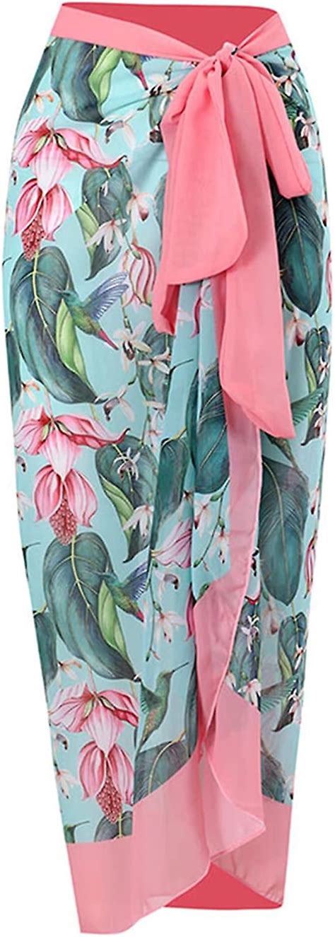 Kvinnors V Hals Baddräkt I Ett Stycke Baddräktskydd Retro Sarong