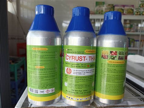 Thuốc Trừ Sâu Cyrux Thái Chai Nhôm 1 Lít Và 450ml Là Thuốc Trừ Sâu