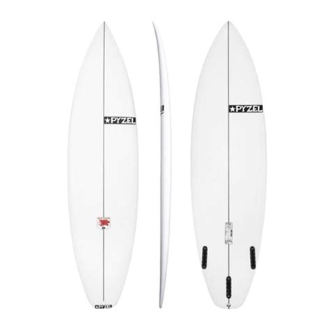 Pyzel Red Tiger Pu Surfboard With 3 Fcs Fin Plugs Underground Surf