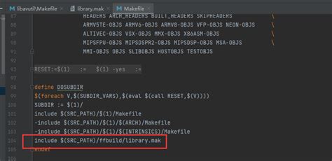 Makefile逻辑分析—fffmpeg Makefile源码分析 · Ffmpeg原理
