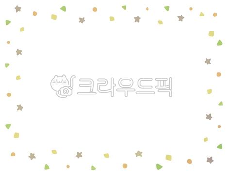 땡땡이 귀여운테두리 유치원이미지 파스텔 그라데이션 사진 이미지 일러스트 캘리그라피 지수디자인작가
