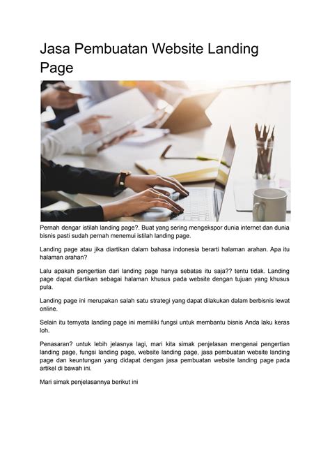 jasa pembuatan website landing page by auraaola issuu