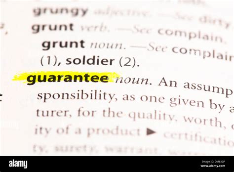 Guarantee Definition And Synonym At Maurice Delgado Blog