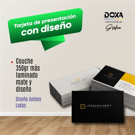 Tarjetas De Presentación Con Diseño