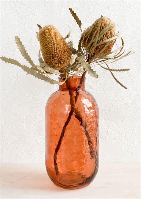 Hammered Glass Vase Leif