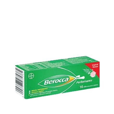 Berocca Performance Tropical Eff Tabs 10s Sparkport Pharmacy