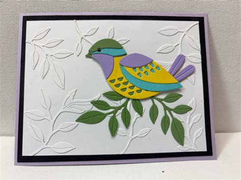 Birch Press Die Block Print Bright Bird