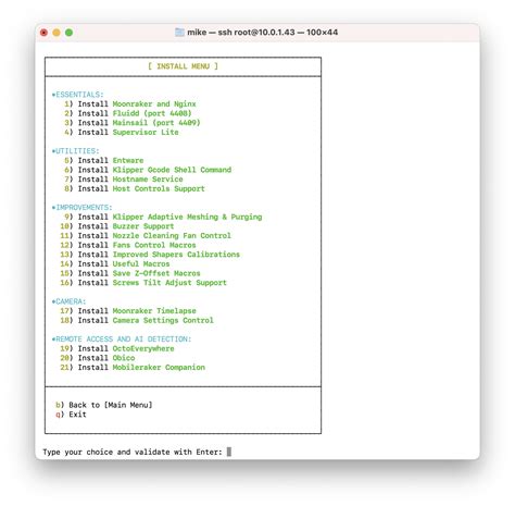 Creality K1 замена шкивов программная часть Root Mainsail