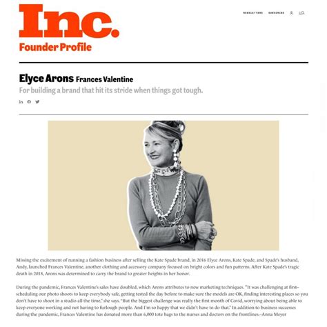 Andy Arons On Linkedin Inc Female Founders 100 For 2021 13 Comments