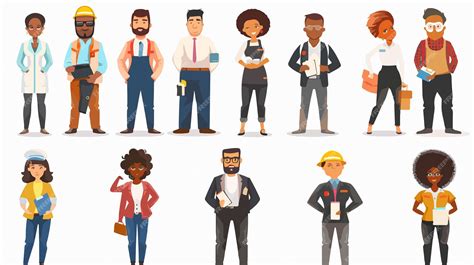 A Series Of People With Different Characters From Different Countries