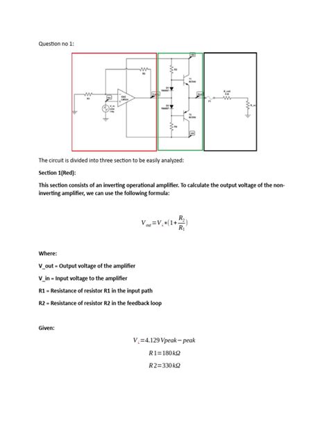 2 Questions Answers Pdf Amplifier Electricity