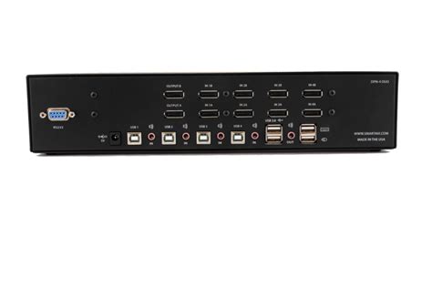 4 Port Dual Head DisplayPort KVM Switch DPN 4DUO AVDistri