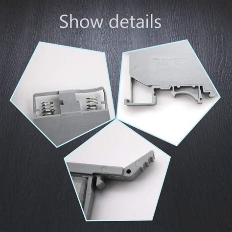 Din Rail Fuse Holder Her Kindness Piece Rail Mount Fuse Holder Din Rail Terminals Fuse