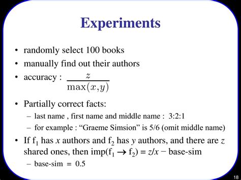 Ppt Truth Discovery With Multiple Conflicting Information Providers On The Web Powerpoint