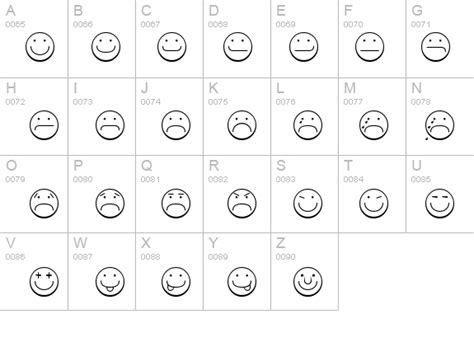 SmileyFace Font FontZone Net