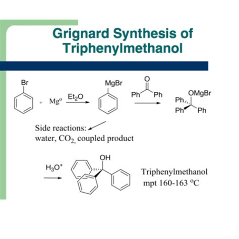 Triphenylmethanol Melting Point And Its Chemical Properties Etcn